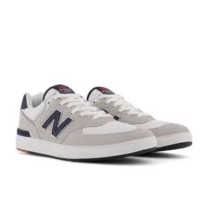 NEW BALANCE 574 Court Sneakers - Grey/navy/white