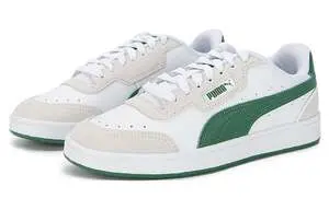 PUMA Court Guard Mix Low Top Sneakers - White/green
