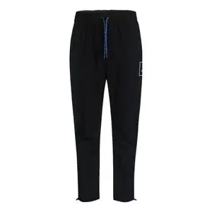 Adidas Woven Pants Logo Printing Pattern Lacing Straight Sports Pants/trousers/joggers Black - Multi-color