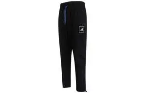 Adidas Woven Pants Logo Printing Pattern Lacing Straight Sports Pants/trousers/joggers Black - Multi-color