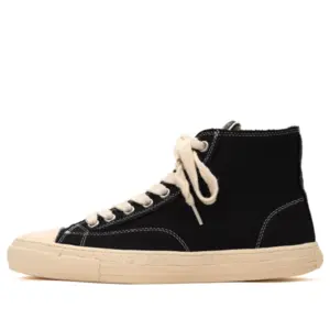 Mihara Yasuhiro Maison MIHARA YASUHIRO PAST Sole Canvas High-top Sneaker Black