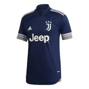 Adidas Juventus 20/21 Authentic Away Short Sleeve Jersey - Night Indigo/aluminium