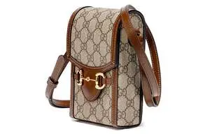 Gucci Horsebit 1955 Mini Bag In Gg Supreme Canvas