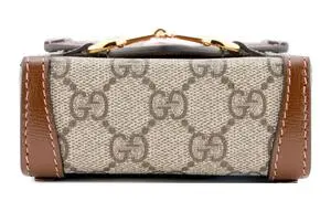 Gucci Horsebit 1955 Mini Bag In Gg Supreme Canvas