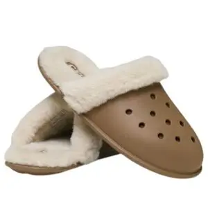 CROCS Classic Fuzz Scuff Clogs