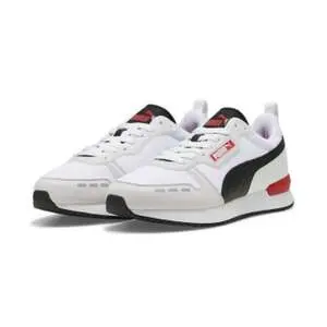PUMA R78 Athletic Sneakers - White/black/red