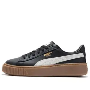 PUMA Basket Platform L Lace-up Sneakers - Black