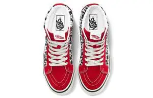 VANS Sk8-hi 38 Dx "skulls Red Black" High Top Sneakers