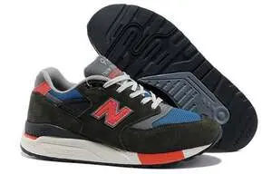 NEW BALANCE J Crew 998 "made In Usa" Sneakers - Black/gray/blue