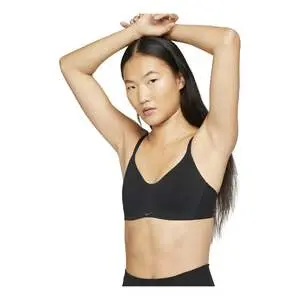 Nike Dri-fit Alate Minimalist Light Support Padded Sports Bra - Black
