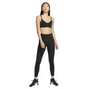 Nike Dri-fit Alate Minimalist Light Support Padded Sports Bra - Black
