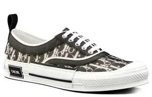 Dior B23 Low Top Sneakers - Black/white