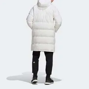 Adidas Puffy Long Hooded Down Jacket