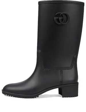 Gucci Double G Rubber Rain Boots
