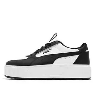 PUMA Karmen Rebelle Platform Sneakers - White/black