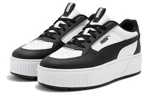 PUMA Karmen Rebelle Platform Sneakers - White/black