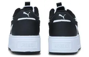 PUMA Karmen Rebelle Platform Sneakers - White/black