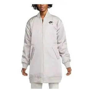 Nike Therma-fit Synthetic-fill Loose Mid-length Jacket - Grey