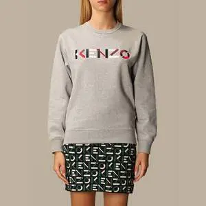 Kenzo Crewneck Sweatshirt With Embroidered Logo