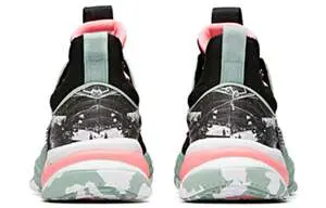 ANTA Shock The Game High-top Sneakers - Black/pink/green