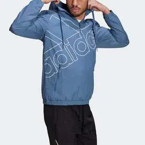 Adidas Half Zipper Pullover Hooded Training Jacket