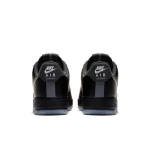 Nike Force 1 Low "grey Swoosh" Sneakers - Black