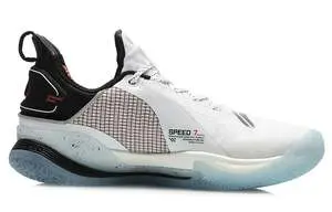 LI-NING Speed Vii 7 Premium Basketball Shoes - White/black/blue