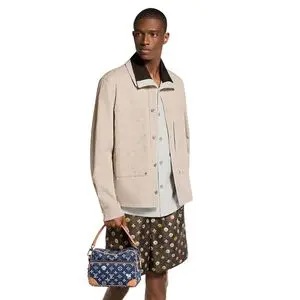 LOUIS VUITTON Monogram Flowers Denim Bag