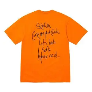 Supreme X Aphex Twin Windowlicker T-shirt - Orange