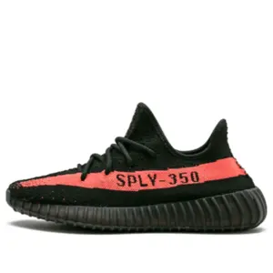 Adidas Yeezy Boost 350 V2 Sneakers - Core Black/red/core Black