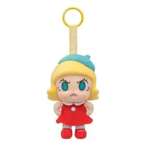 POP MART Angry Molly Plush Pendant - Multi-color