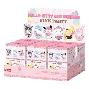 POP MART Hello Kitty And Friends Pink Party Series Figures Sealed Case - Multi-color