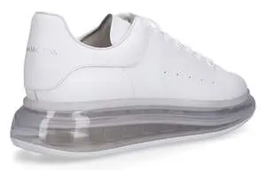 Alexander McQueen Oversized Sneaker With Clear Sole - White/clear