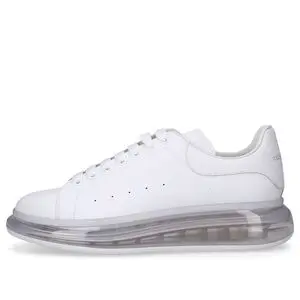 Alexander McQueen Oversized Sneaker With Clear Sole - White/clear