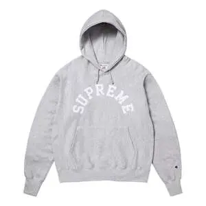 Men's Grey Champion Sweatshirts Hoodies