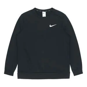 Nike Long Sleeve Casual Sports Knit Pullover - Black