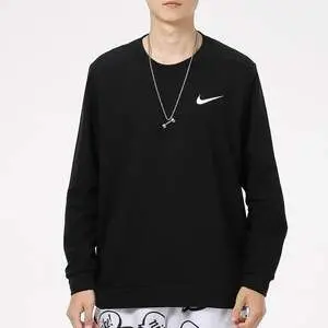 Nike Long Sleeve Casual Sports Knit Pullover - Black
