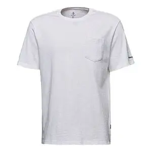 CONVERSE Classic Basic Casual Short Sleeve White - Grey