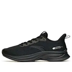 ANTA Athletic Lace-up Sneakers - Black/silver