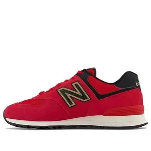 NEW BALANCE 574 Athletic Sneakers - Red