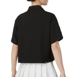 PUMA Her Polo Shirt Textured Cropped Polo