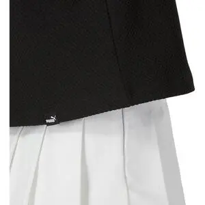 PUMA Her Polo Shirt Textured Cropped Polo