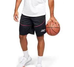 Under Armour Sc30 Basketball Shorts - Black/red