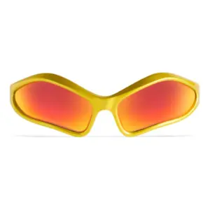 Balenciaga Balenciaga Fennec Oval Sunglasses Yellow/red
