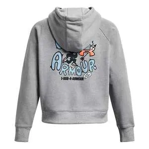 Under Armour Heavyweight Terry Rose Hoodie - Grey