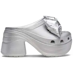 CROCS Siren Metallic Bow Clogs