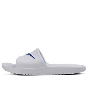 Nike Kawa Shower Slides - White/blue