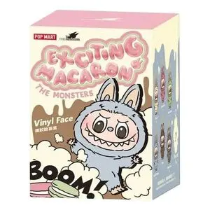 POP MART Pop Mart The Monsters Labubu 1.0 Tasty Macarons Sealed Case Blind Box Multi-color