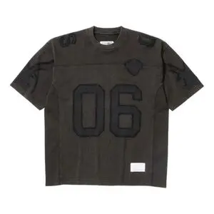 Supreme X Mm6 Maison Margiela Cotton Football Jersey - Black