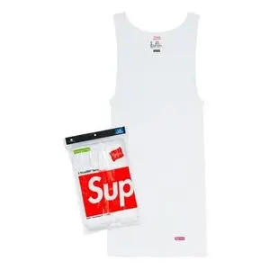 Supreme X Hanes Tagless Tank Tops - White